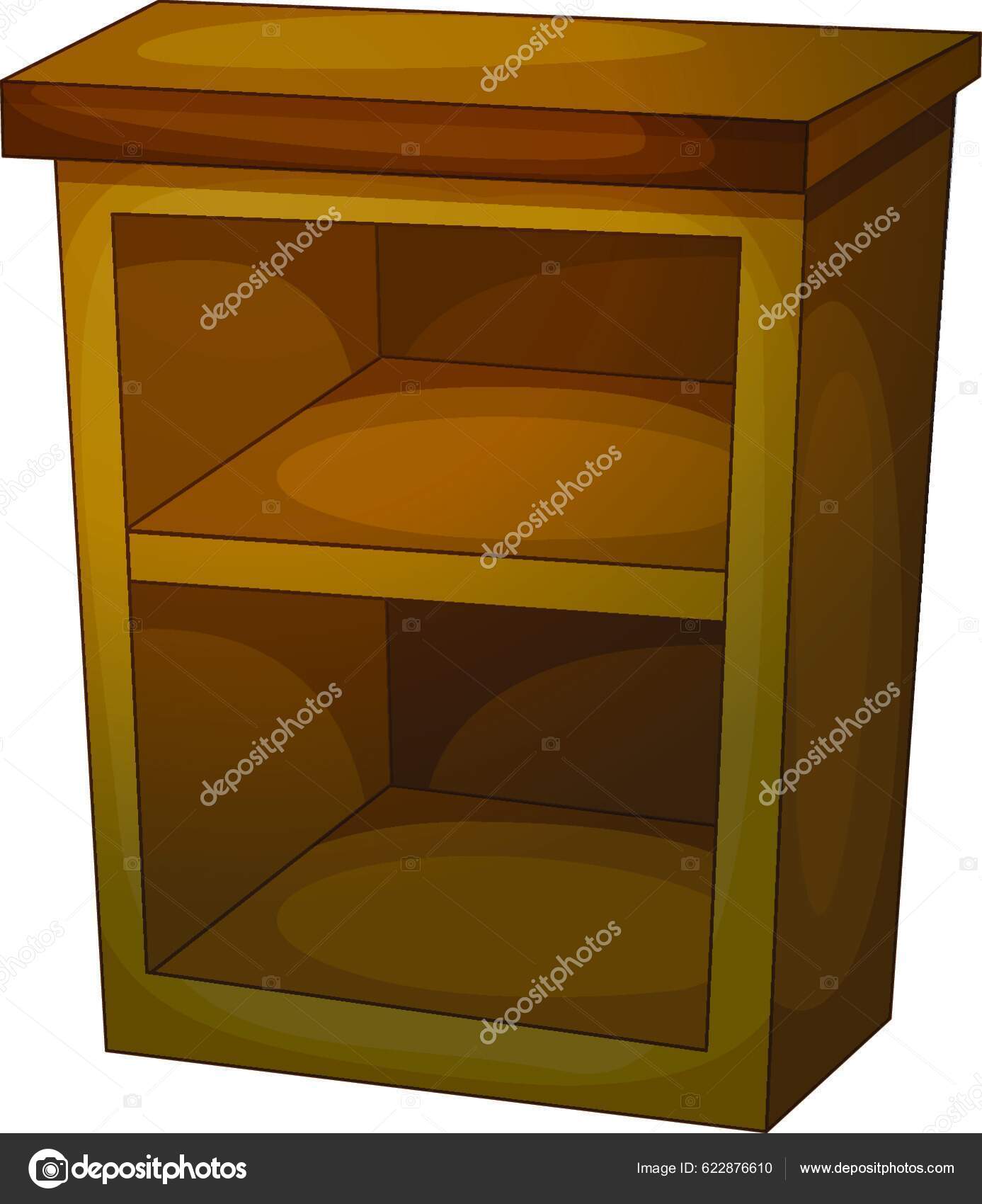 Empty Shelf Vector Illustration Simple Design Stock Vector by ©YAY ...