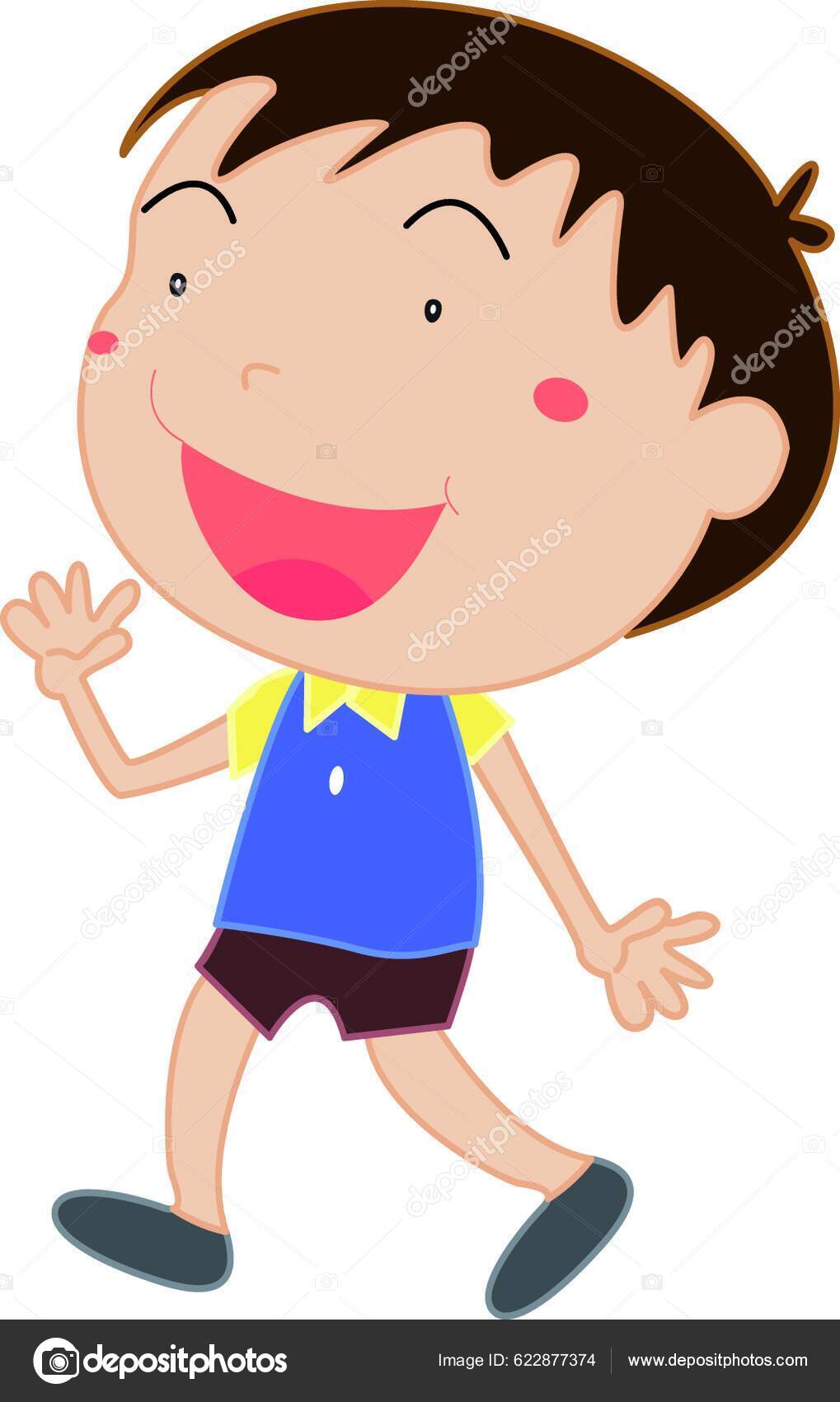 Simple Child Cartoon Vector Illustration Stock Vector by ©YAY_Images ...