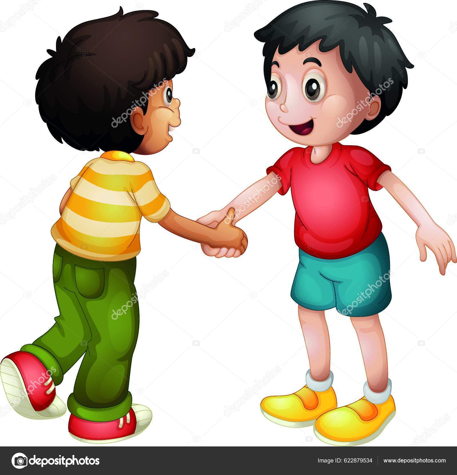 Cute Kids Characters Vector Template Stock Vector by ©YAY_Images 622879534