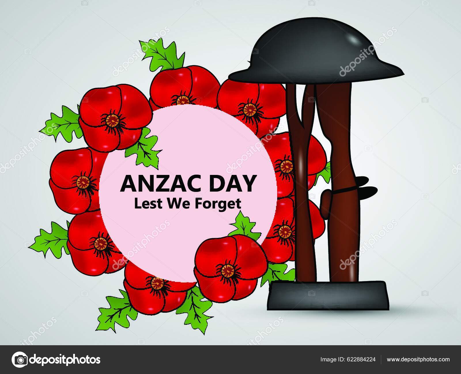 Illustration Elements Anzac Day Background Stock Vector by ©YAY_Images ...