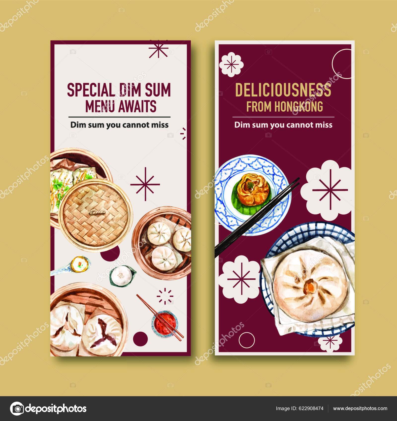 Dim Sum Flyer Design Steamed Bun Watercolor Illustration Stock Vector ... Dim Sum Flyer Design Steamed Bun Watercolor Illustration Stock Vector ...