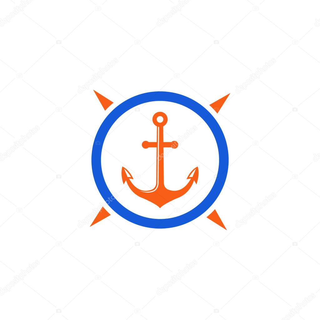 Icono Ancla Logo Vector Ilustración Vector de stock por ©YAY_Images ...
