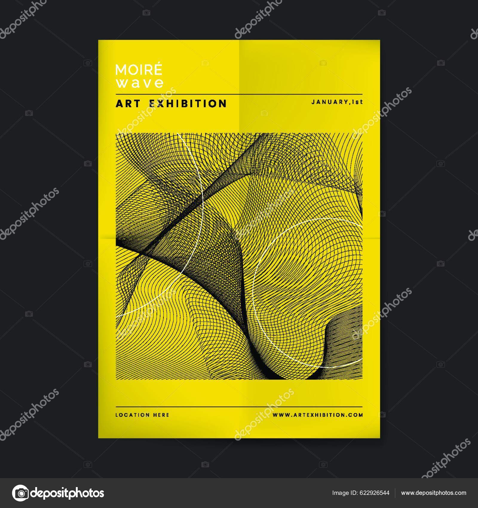 Illustration Moir Pattern Background Stock Vector By ©yay Images 622926544