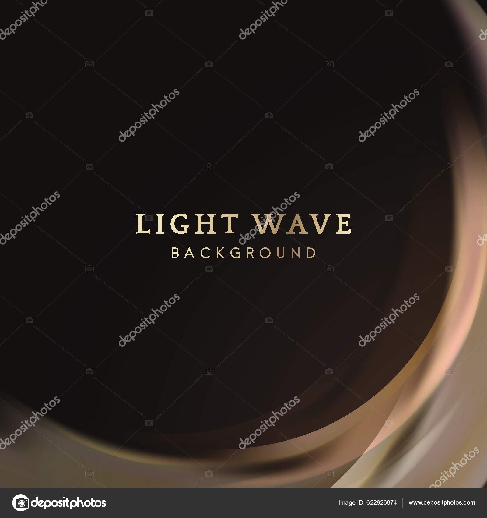 Light Wave Border Background Stock Vector Image by ©YAY_Images #622926874