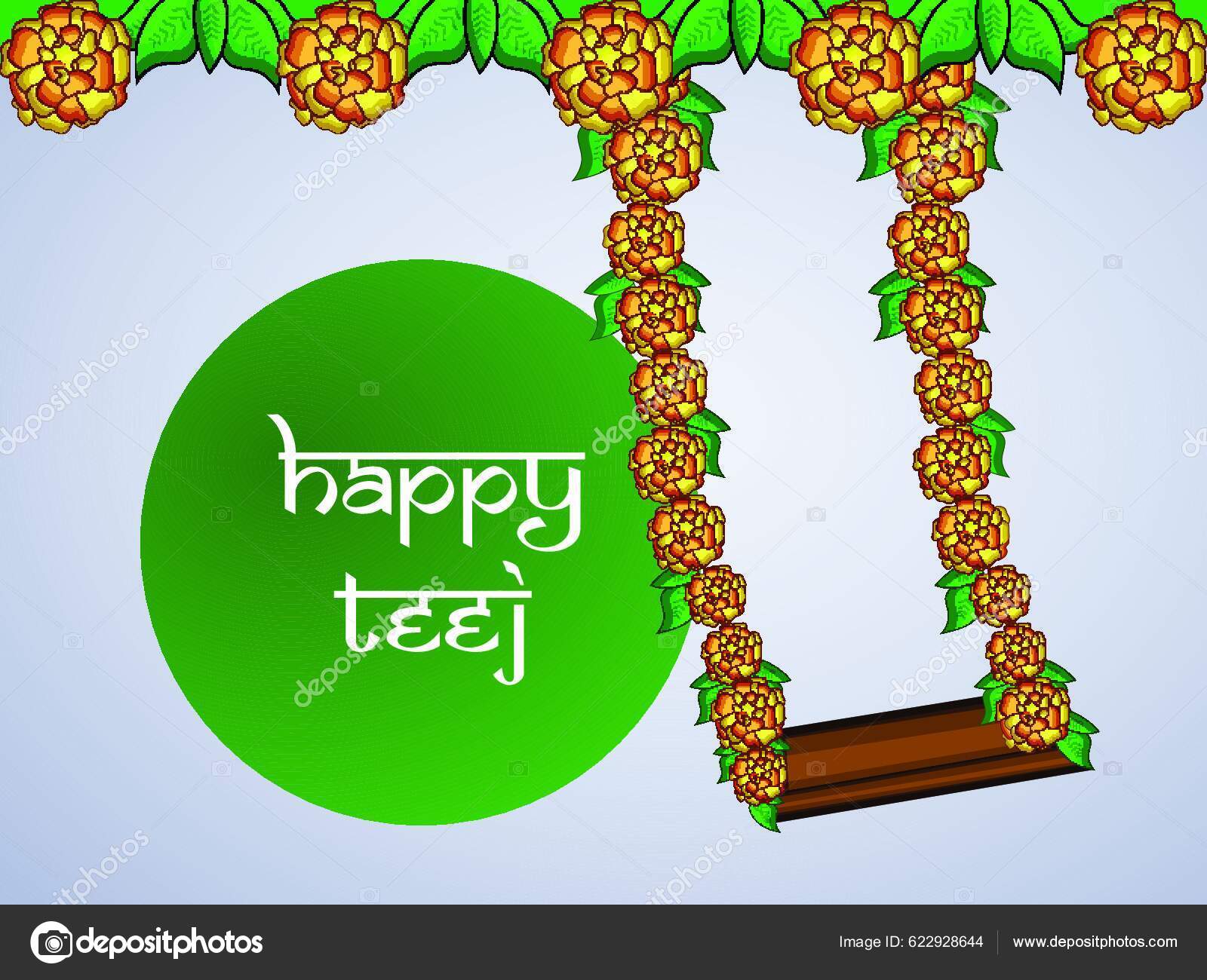Indian Festival Teej Background Vector de stock por ©YAY_Images 622928644