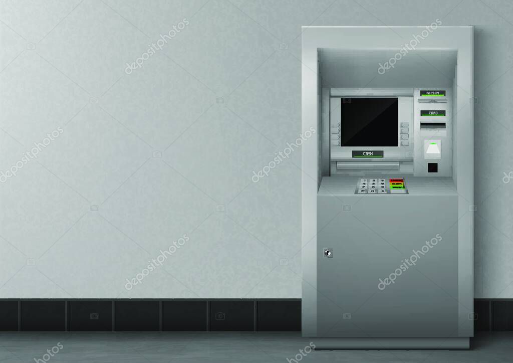 Ilustración Vectorial Atm Realistas Vector de stock por ©YAY_Images ...