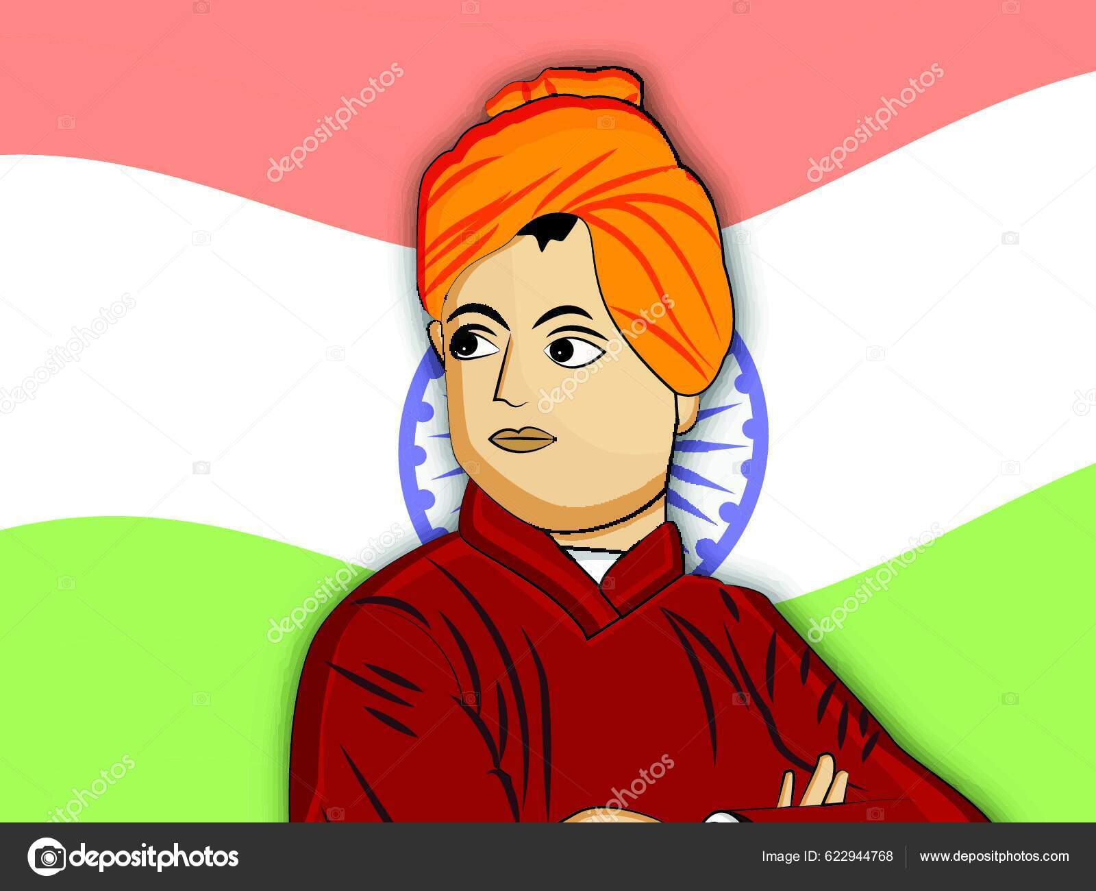 Swami Vivekanand Jayanti Colorful Vector Illustration Stock Vector by ... Swami Vivekanand Jayanti Colorful Vector Illustration Stock Vector by ...