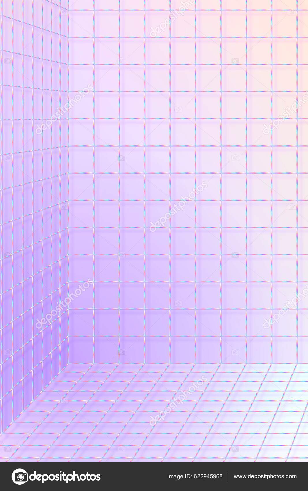 Wireframe Grid Room Background Vector Stock Vector by ©YAY_Images 622945968