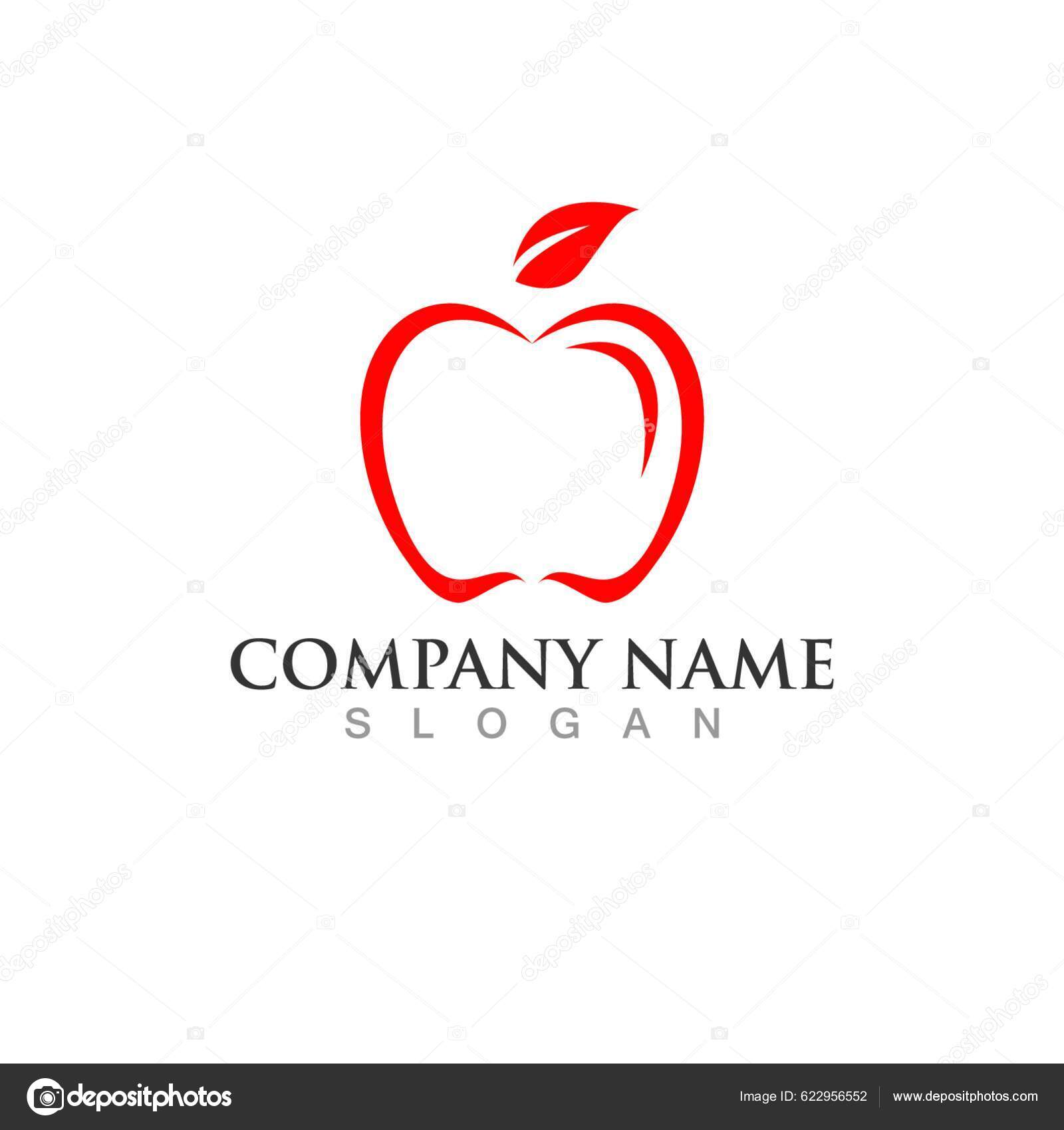 Apple Red Logo Symbol Icon Vector Stock Vector by ©YAY_Images 622956552