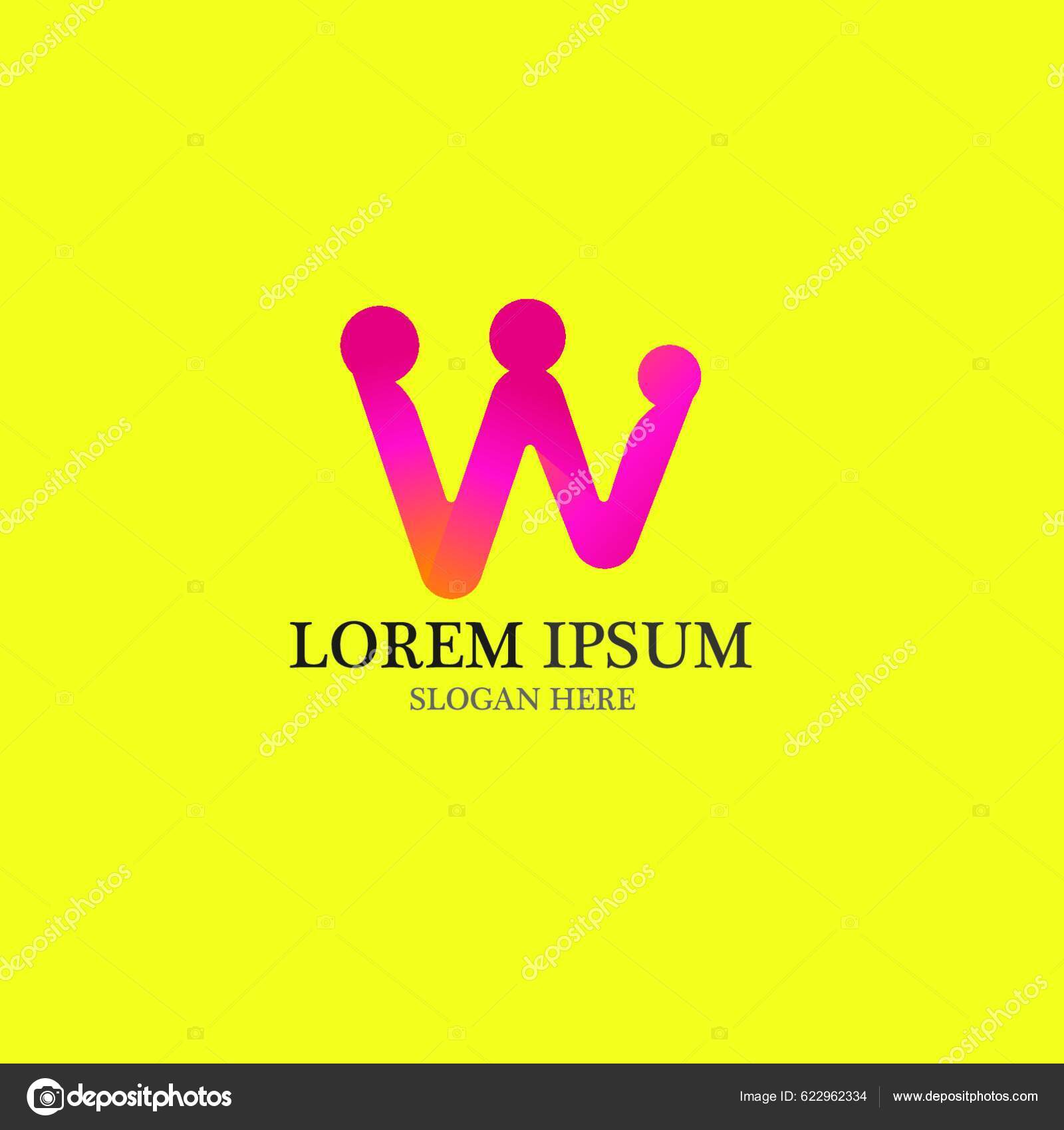 Simple Brand Logo Icon Yellow Background Vector de stock por ©YAY ...