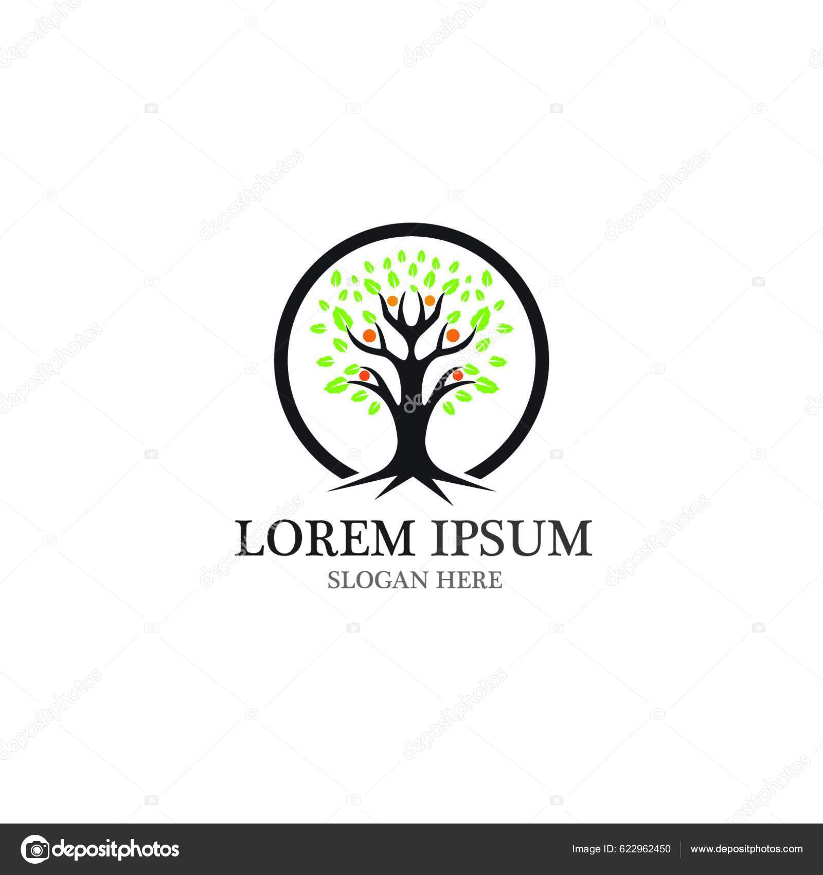 Family Tree Symbol Icon Logo Design Stock Vector by ©YAY_Images 622962450