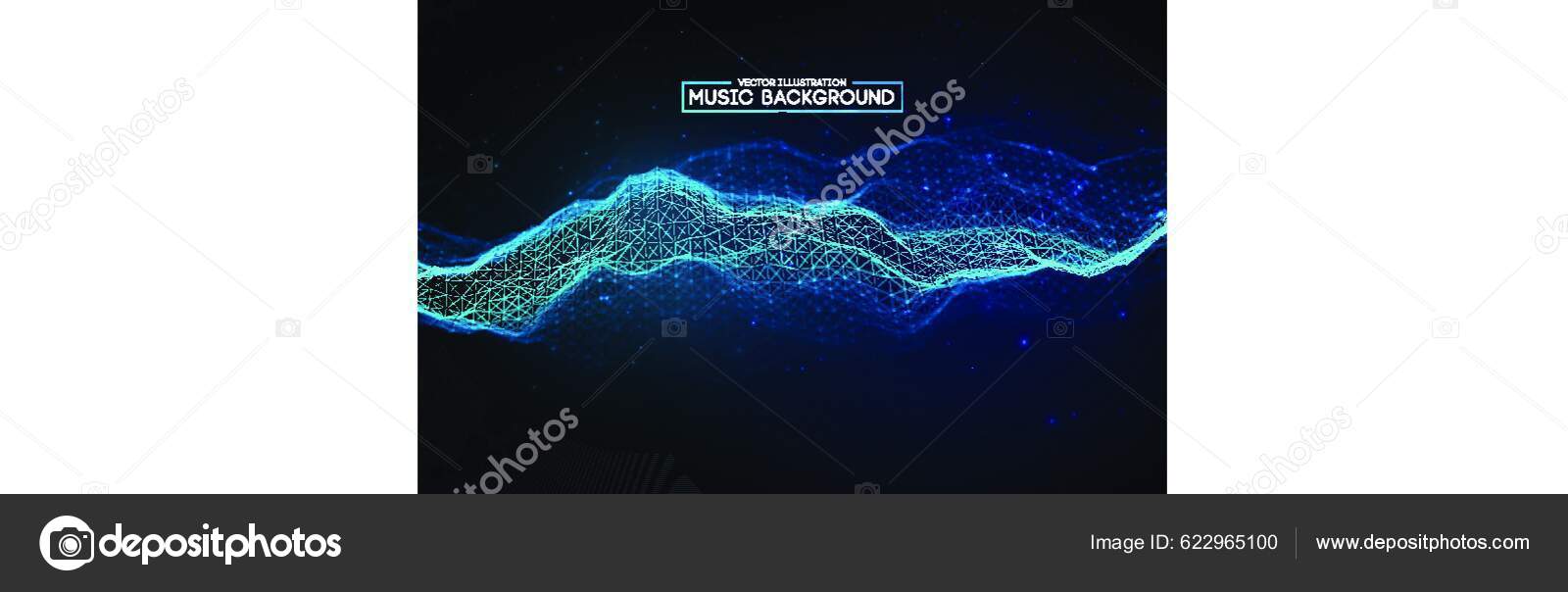 Desain Latar Belakang Biru Desain Latar Belakang Musik Warna Warni ...