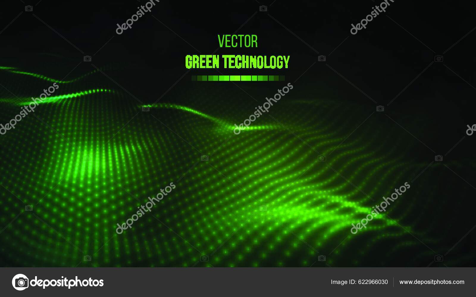 Green Technology Background Green Energy Vector Illustration Eps10 Team ...