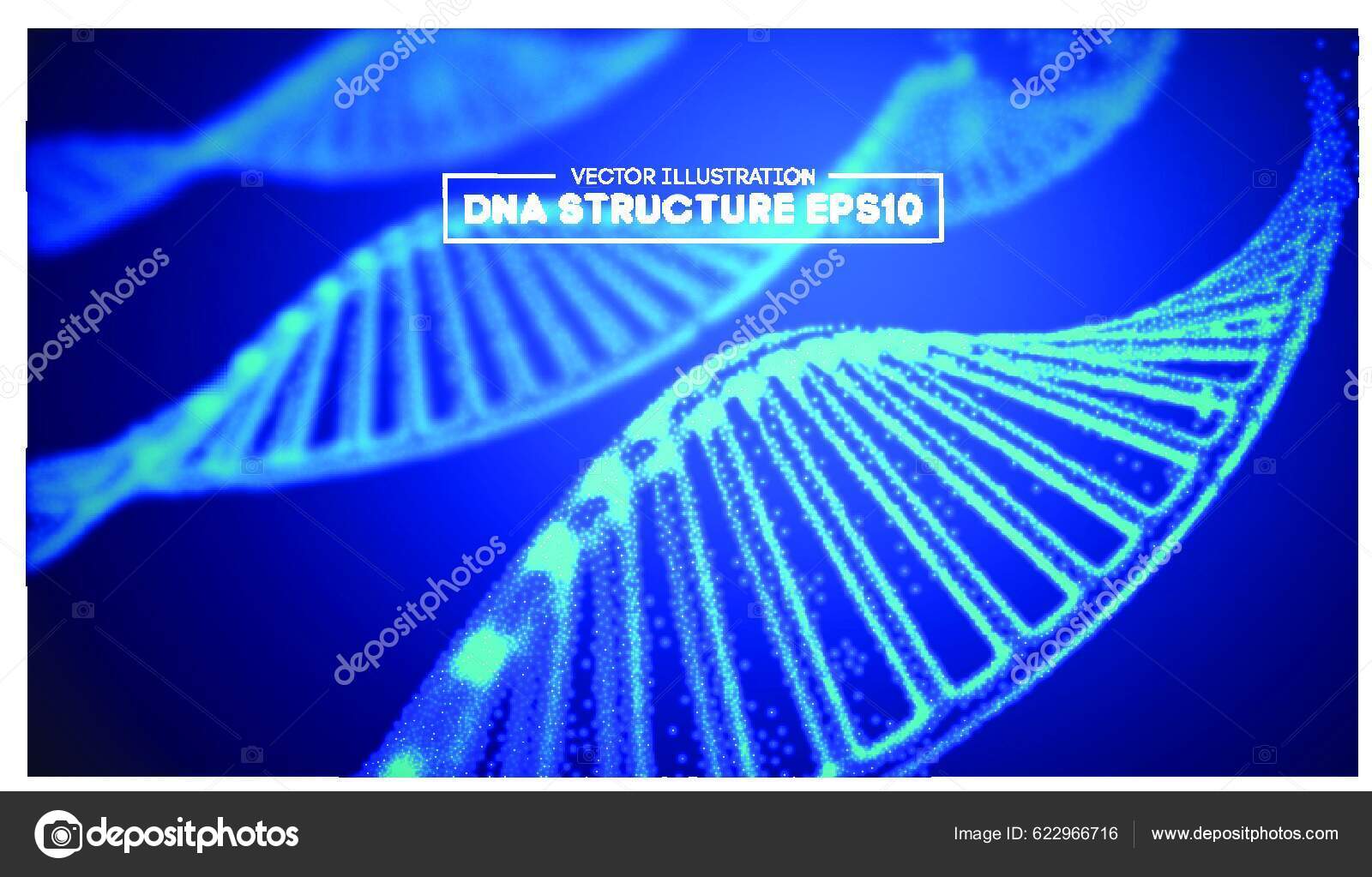 Ilustrasi Dna Vektor Dna Struktur Dna Eps Konsep Sekuensing Genom ...