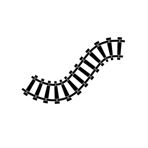 Simple Railway Logo Icon White Background Stock Vector by ©YAY_Images ...