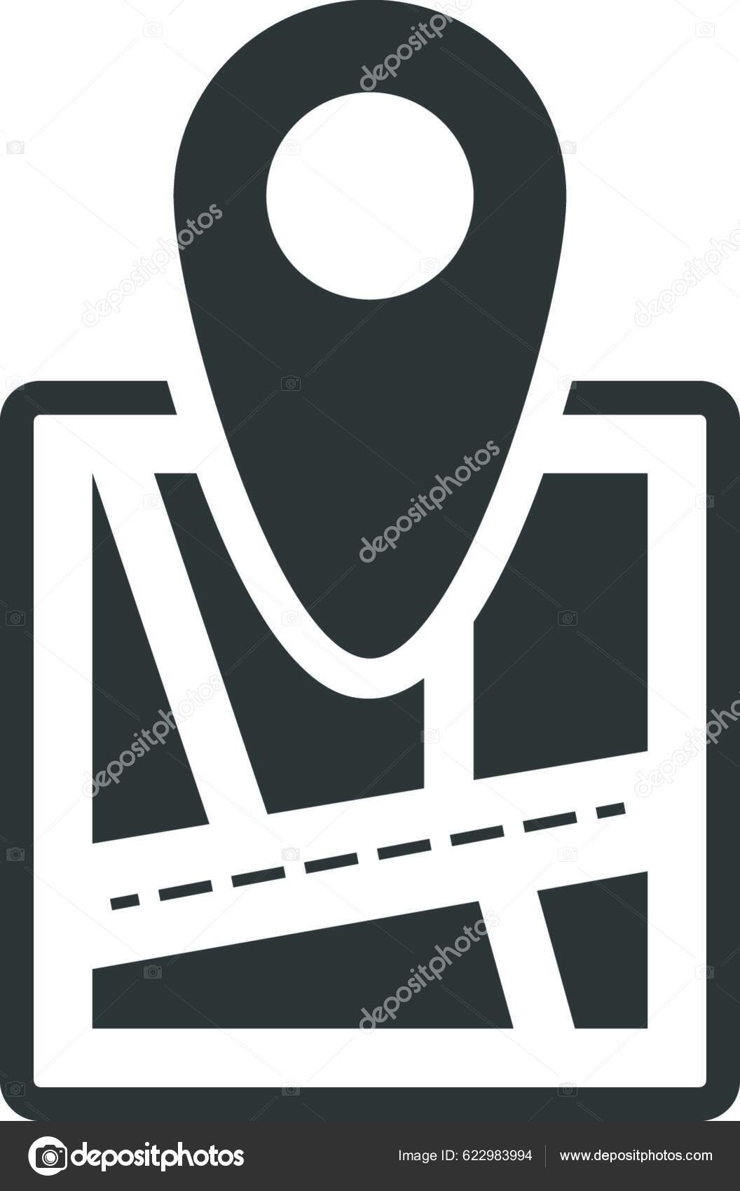 Icon Road Map Stock Vector by ©YAY_Images 622983994