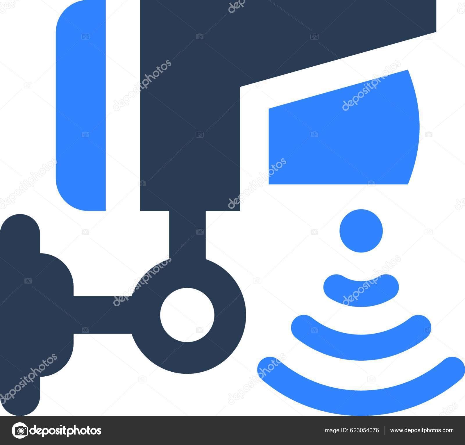 Cctv Security Camera Icon Illustration Stock Vector by ©YAY_Images ...