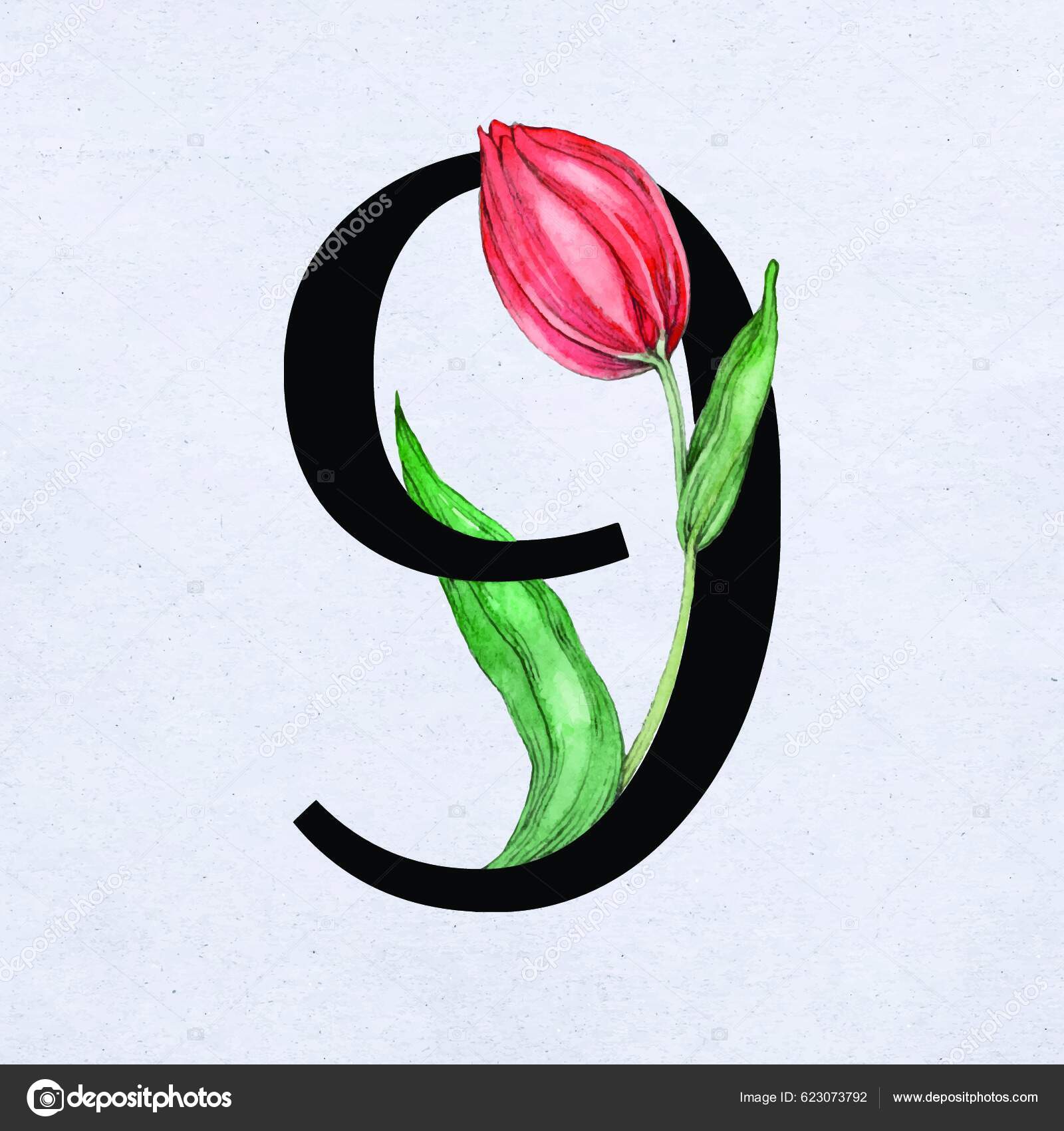 Vector Number Font Vintage Serif Typeface Stock Vector Image by ©YAY ...