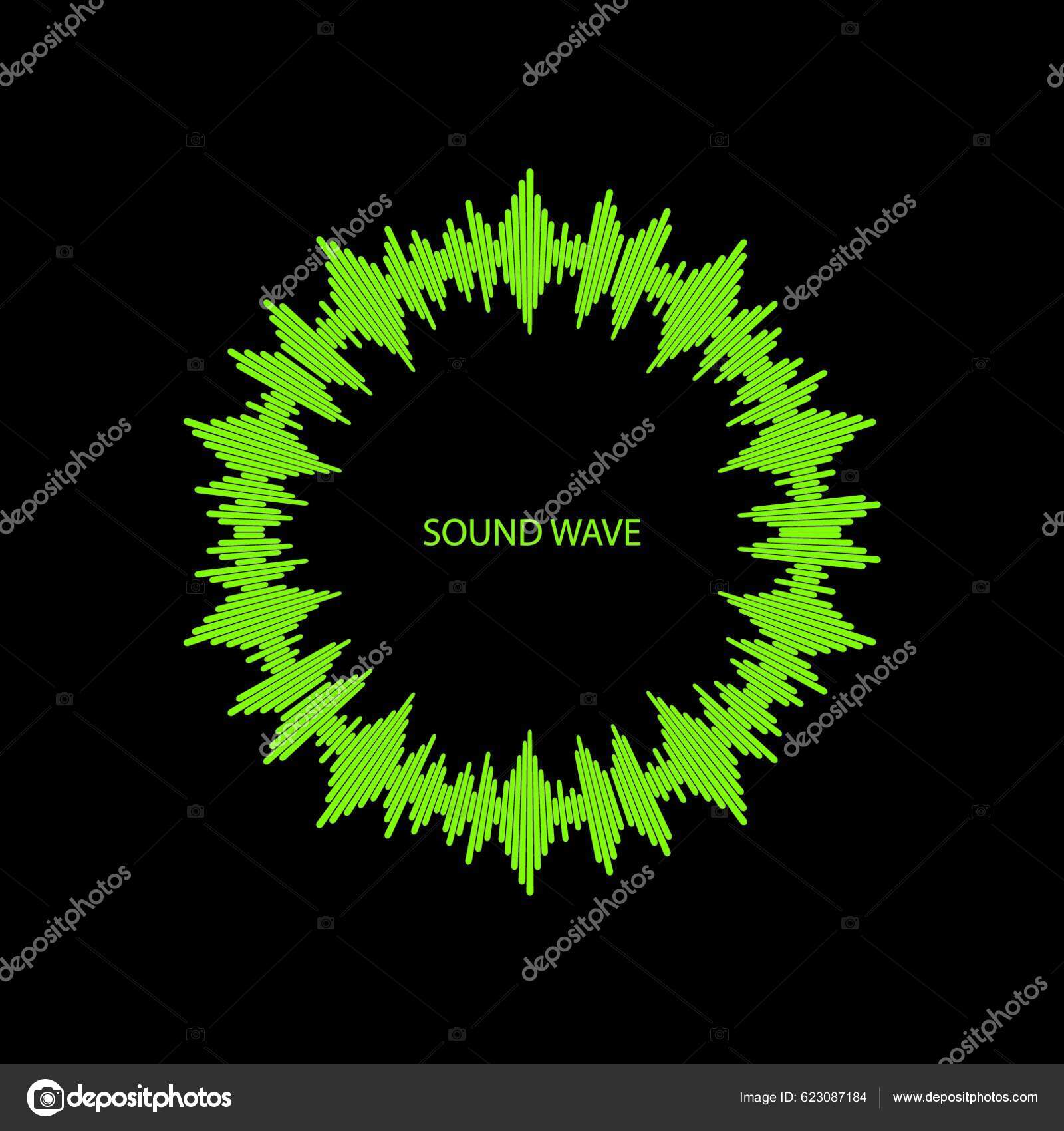 Sound Waves Illustration Vibrations Frequency Stock Vector by ©YAY ...