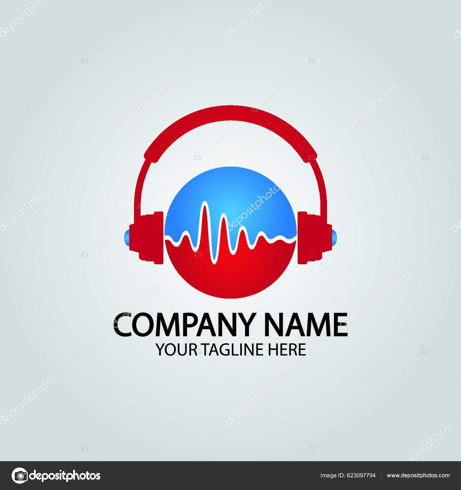 Headphone Music Studio Recording Soundwave Logo Design Inspiration ... Headphone Music Studio Recording Soundwave Logo Design Inspiration ...