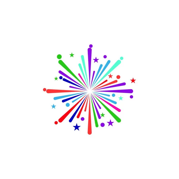 Fireworks Logo Template Vector Symbol Stock Vector by ©YAY_Images 623117300