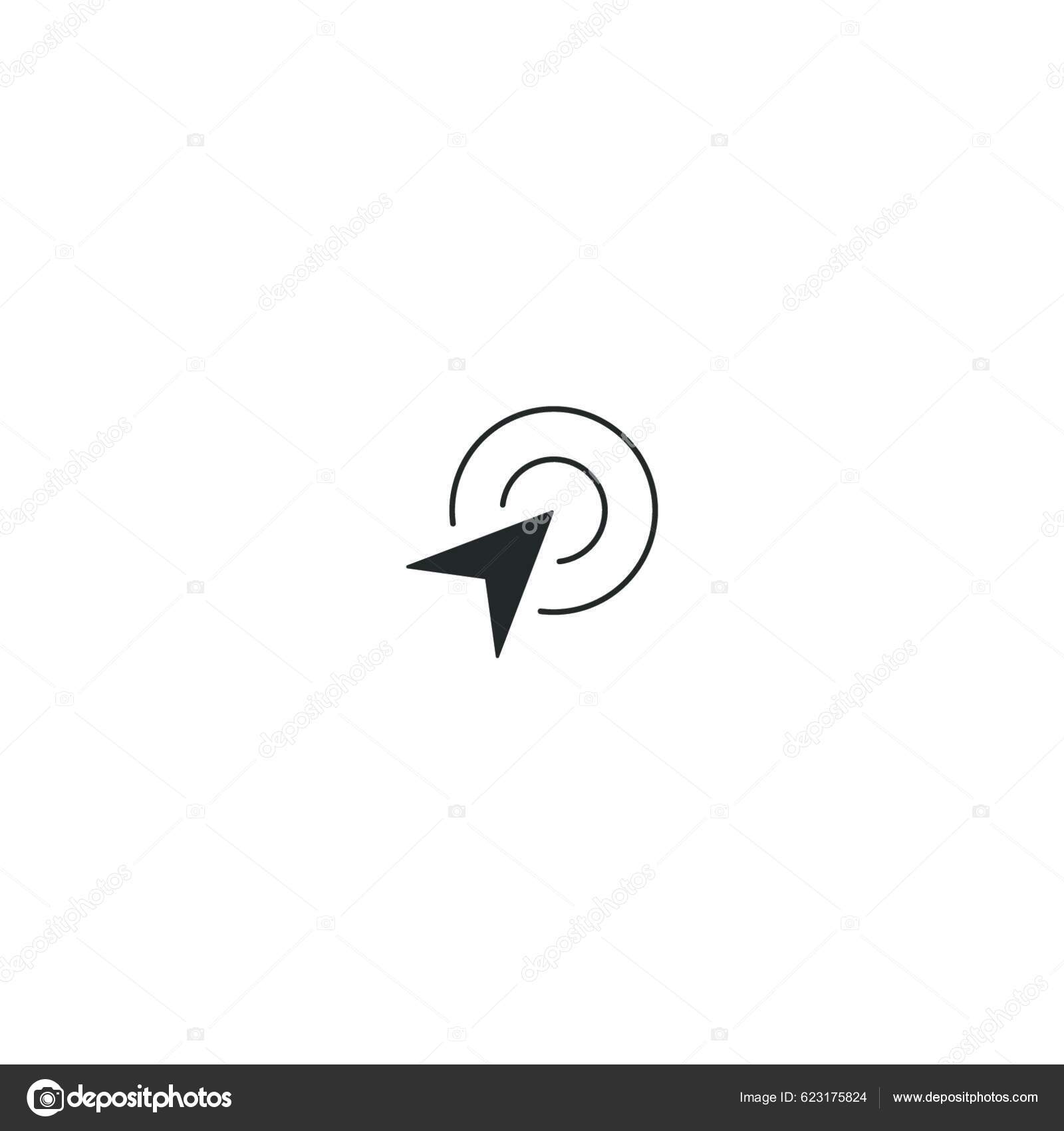 Mouse Cursor Pointer Icon Logo Vector Vector de stock #623175824 de ...