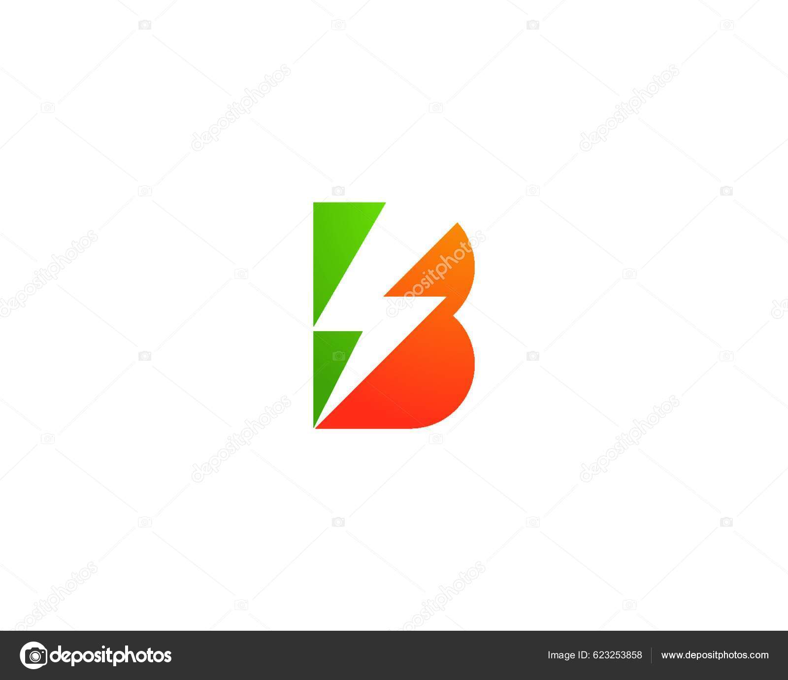 Letra Rayo Logo Vector de stock #623253858 de ©YAY_Images