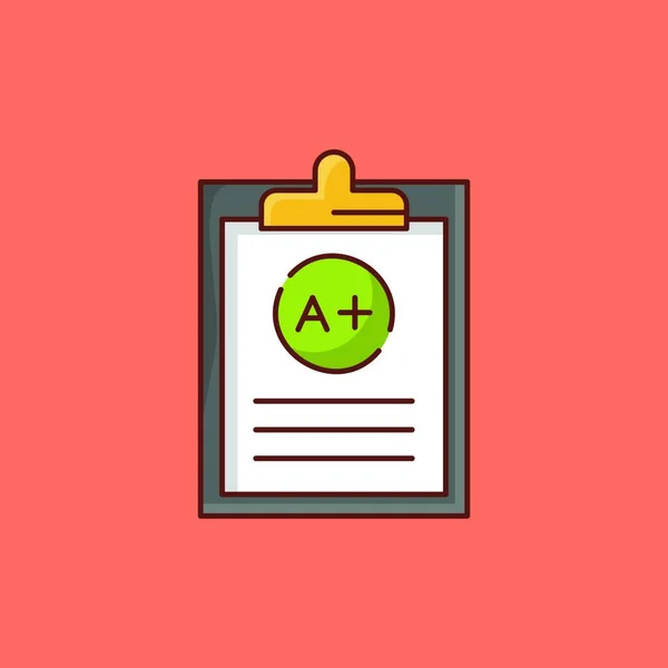 Marksheet Icon Vector Illustration Stock Vector by ©YAY_Images 622631470