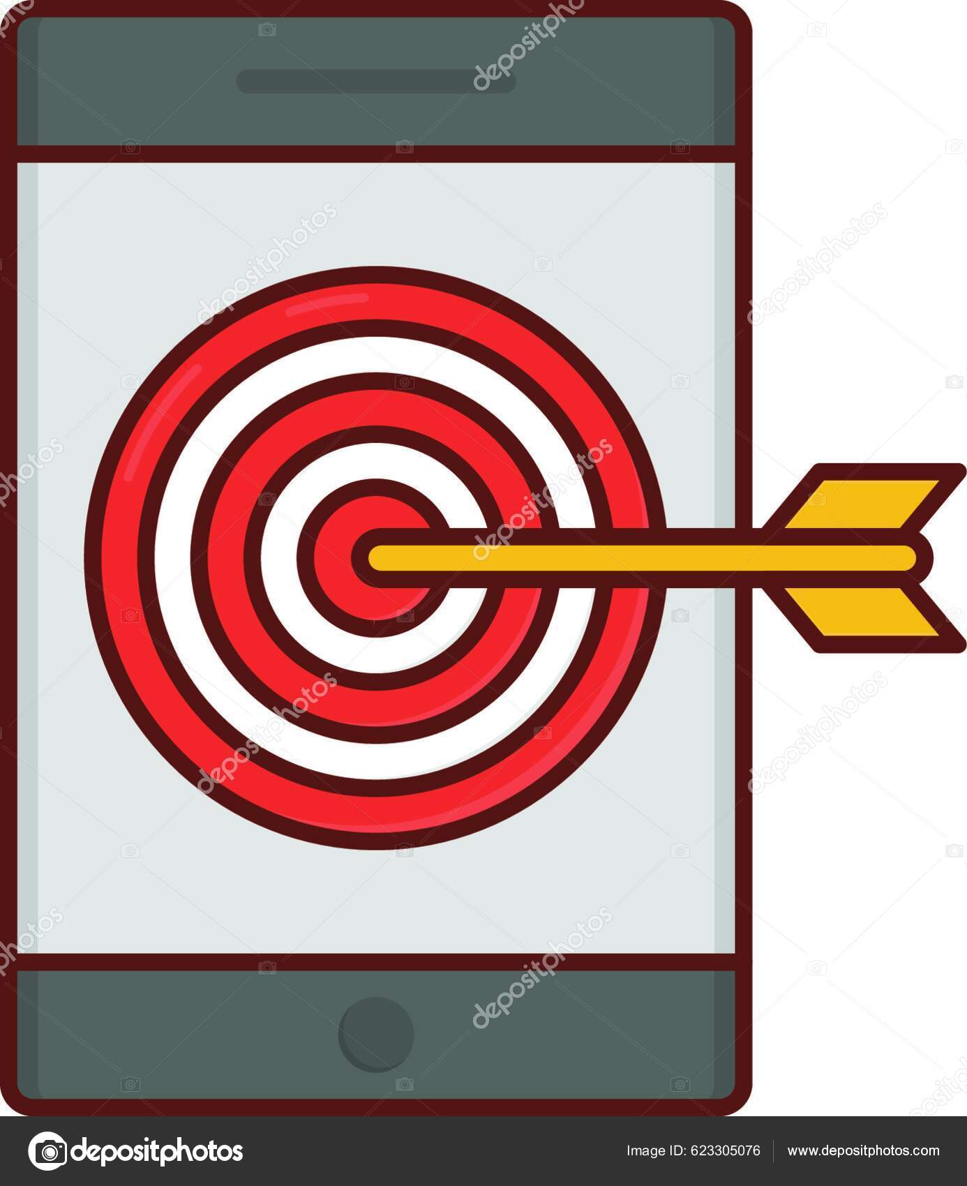 Dartboard Target Challenge Goal Concept Stock Vector by ©YAY_Images ...