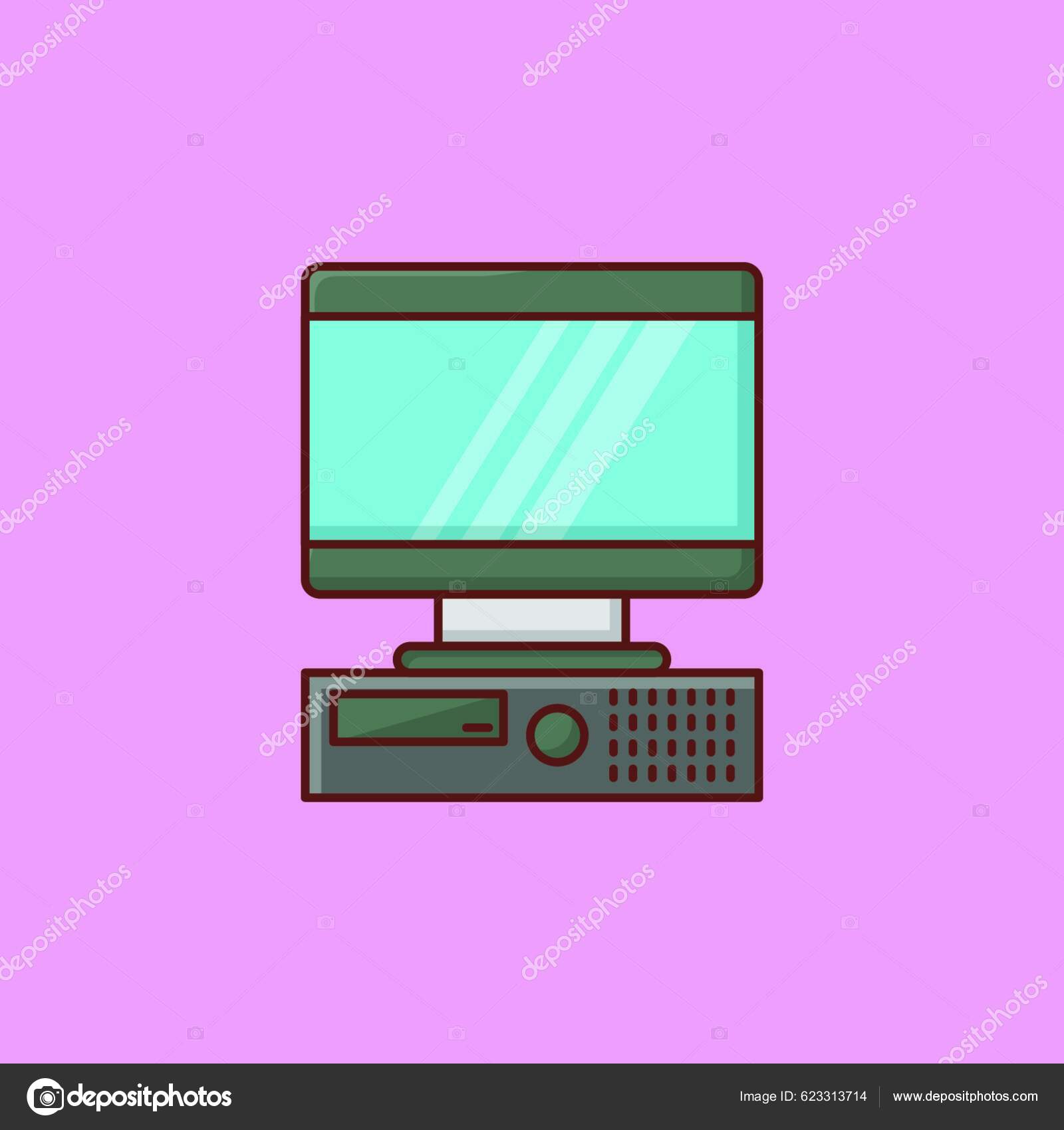 Computer Icon Vector Illustration Simple Design Stock Vector by ©YAY ...