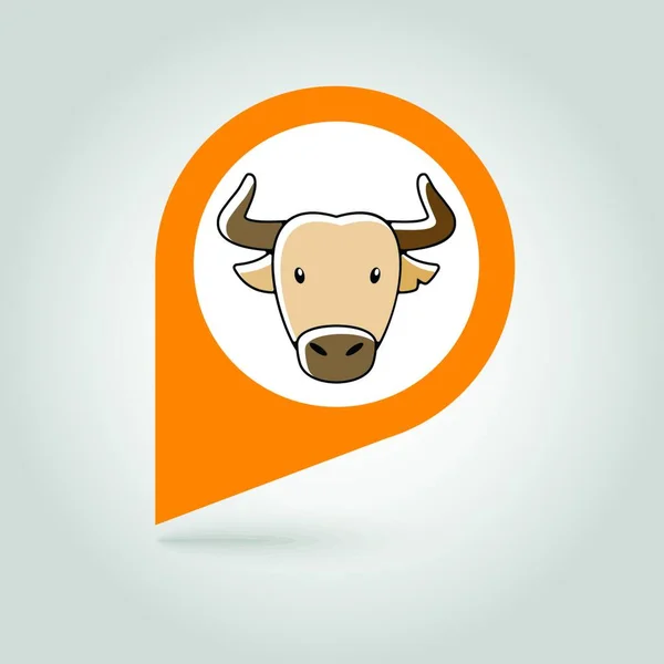 Bull Icon Farm Animal Vector Illustration Stock Vector by ©YAY_Images ...