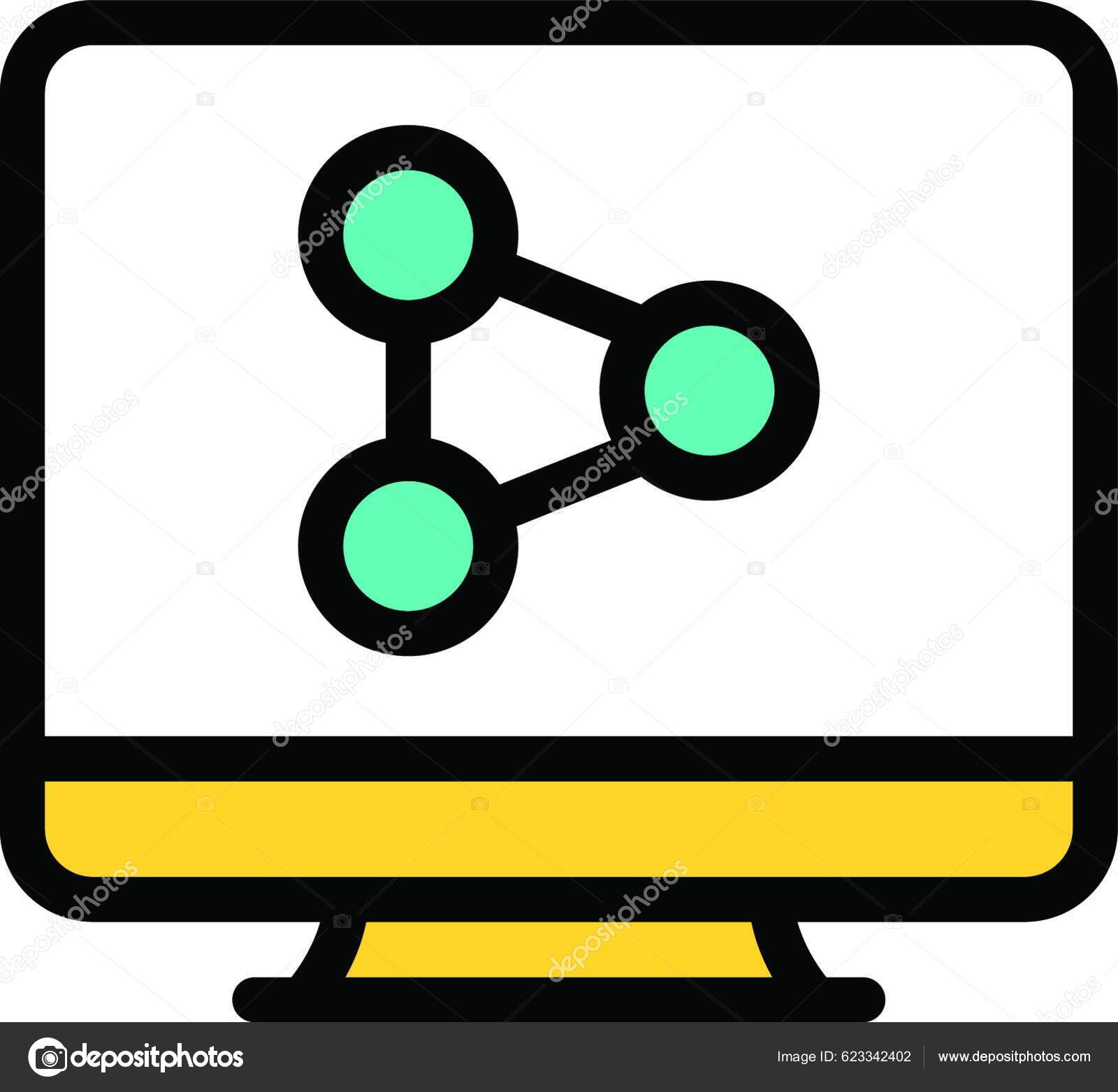 Simple Network Icon Vector Illustration Stock Vector by ©YAY_Images ...