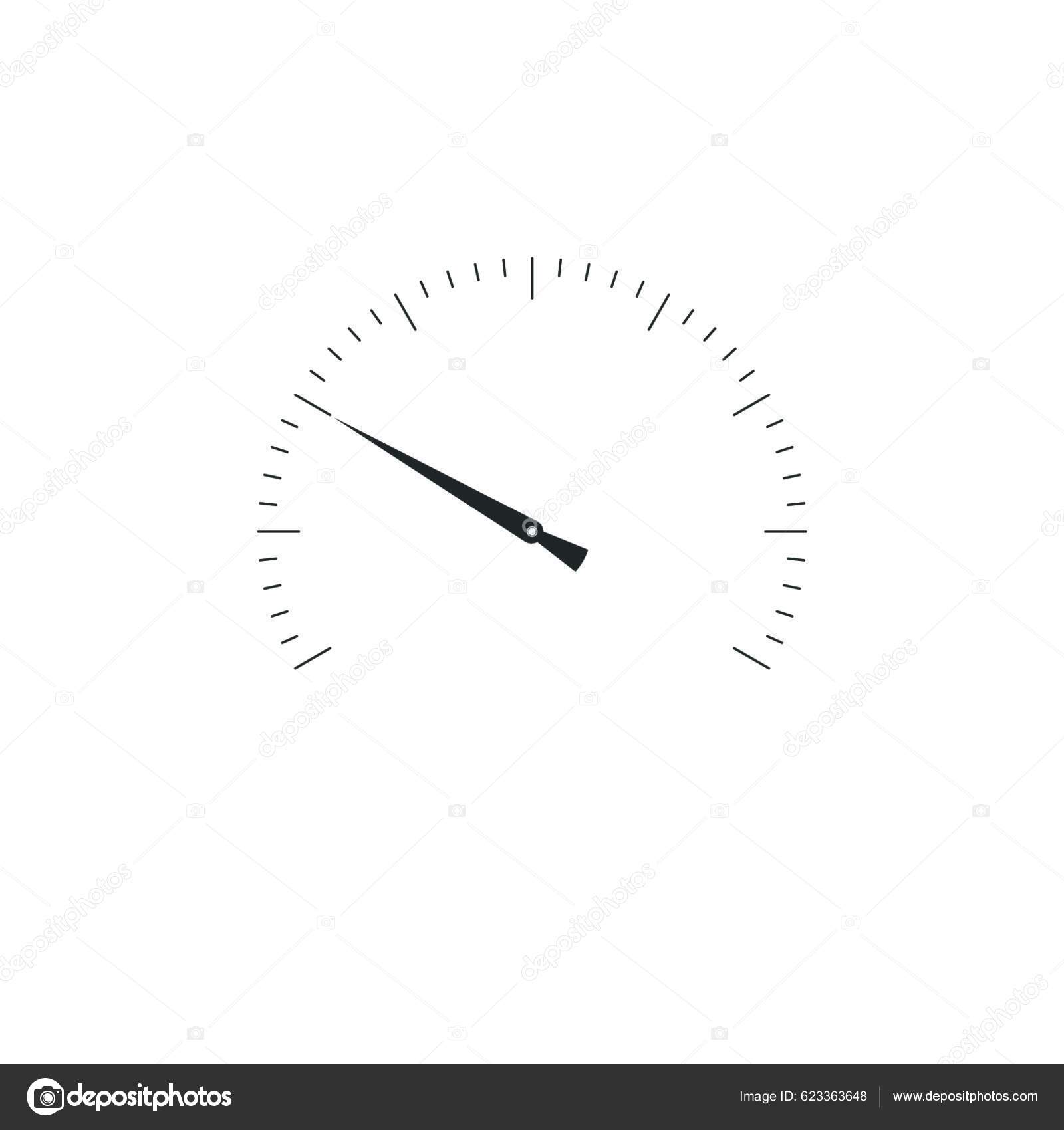 Blank Clock Face Timer Stock Vector Illustration Isolated White ...