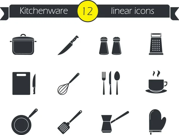 Restaurant Kitchen Equipment Color Icons Set Stock Vector by ©YAY_Images 623355592