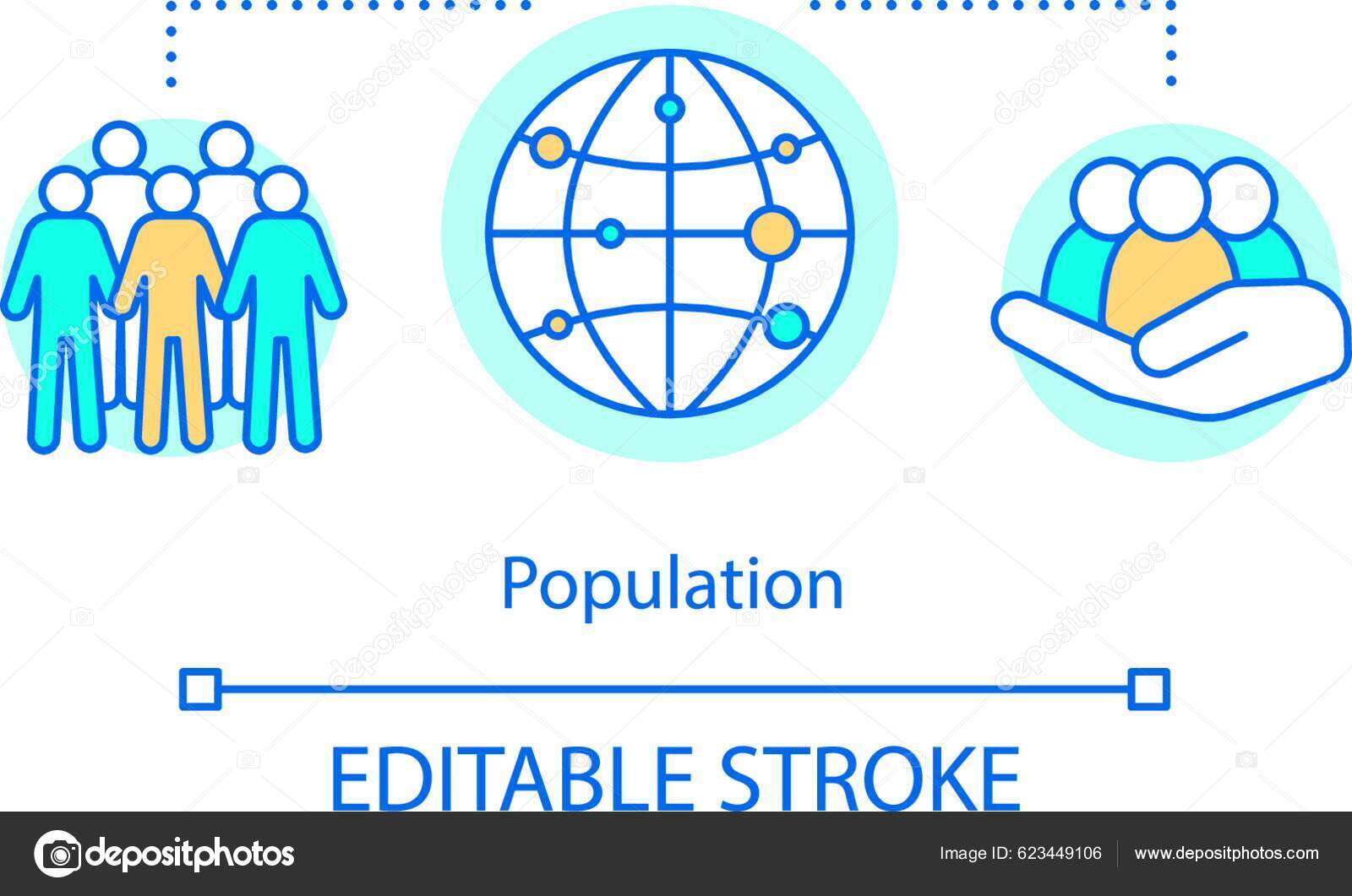 Electorate Concept Icon Population Idea Thin Line Illustration Society ...