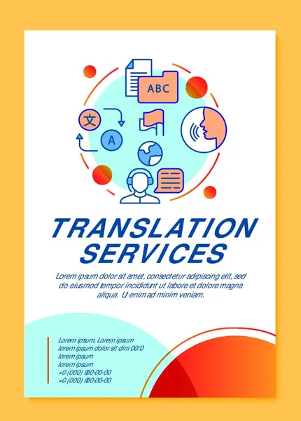 Machine Translation Brochure Template Layout Automated Interpretation ...