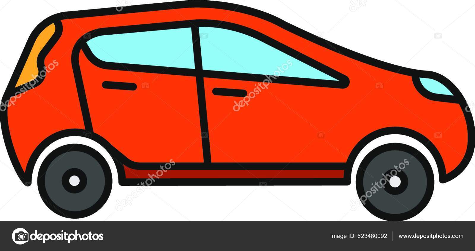 Car Side View Color Icon Stock Vector by ©YAY_Images 623480092