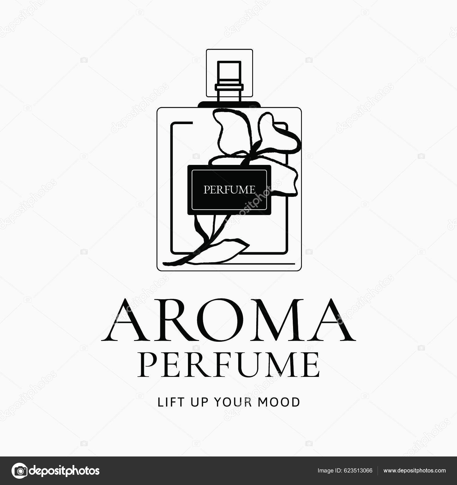 Perfume Shop Logo Template Beauty Business Branding Design Black White ...