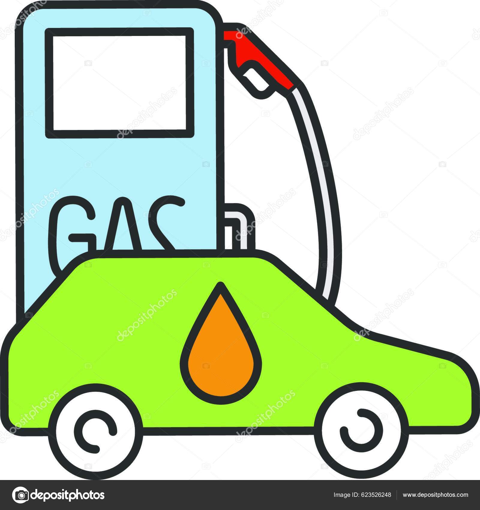 Filling Station Color Icon Stock Vector Image by ©YAY_Images #623526248
