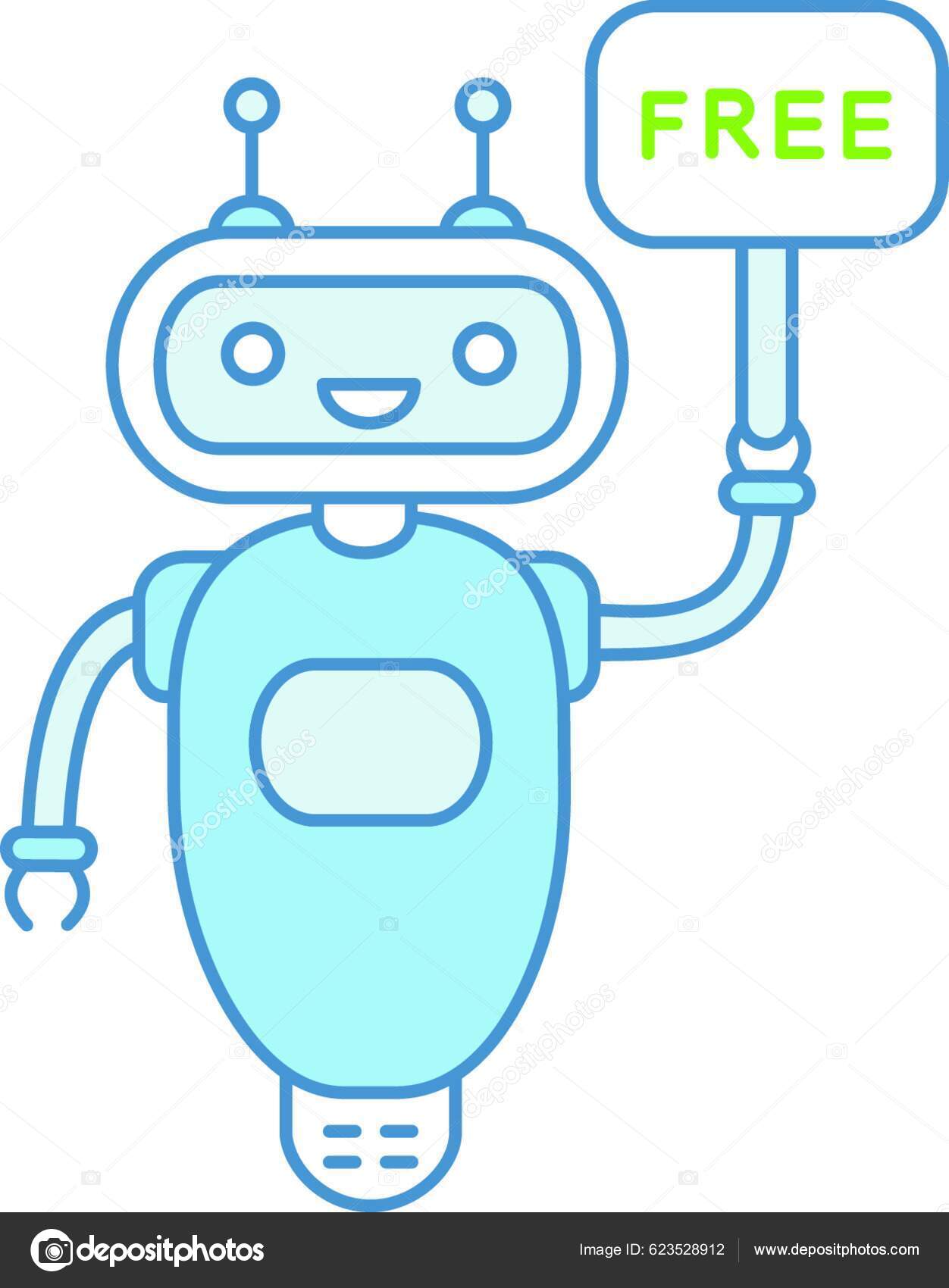 Chatbot Free Speech Bubble Color Icon Stock Vector by ©YAY_Images 623528912