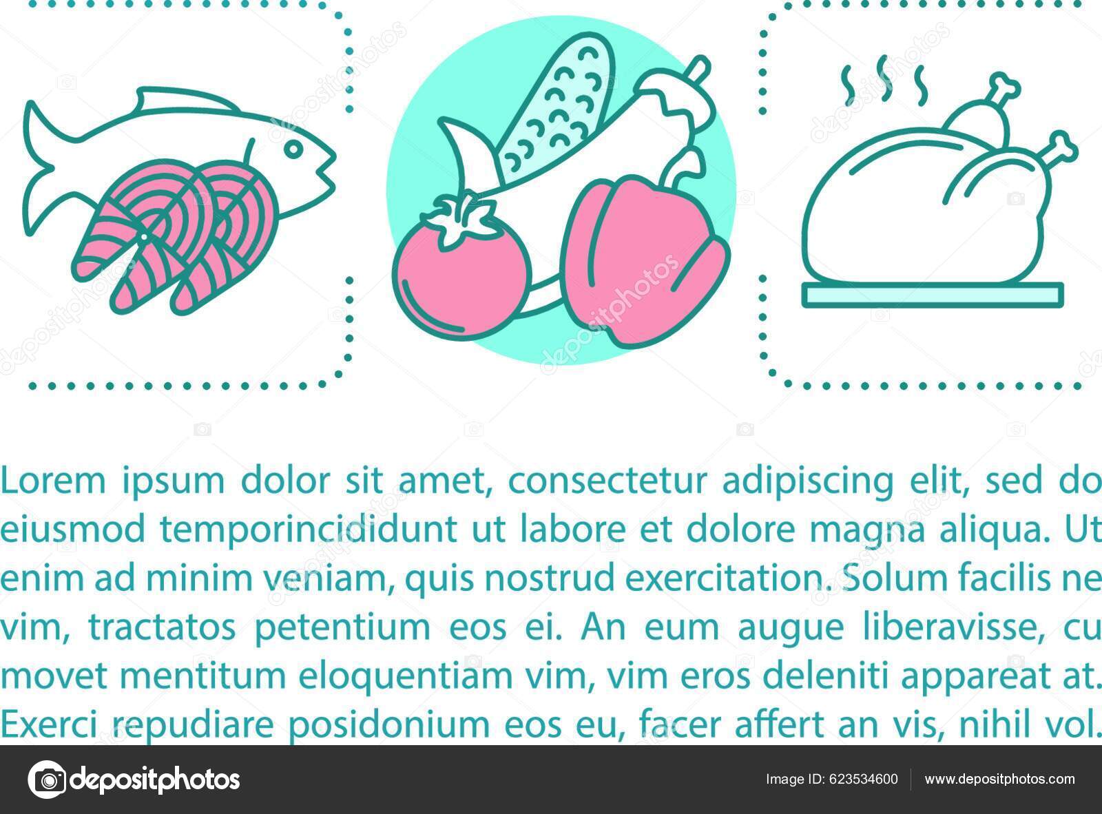 Cooking Concept Linear Illustration Stock Vector by ©YAY_Images 623534600