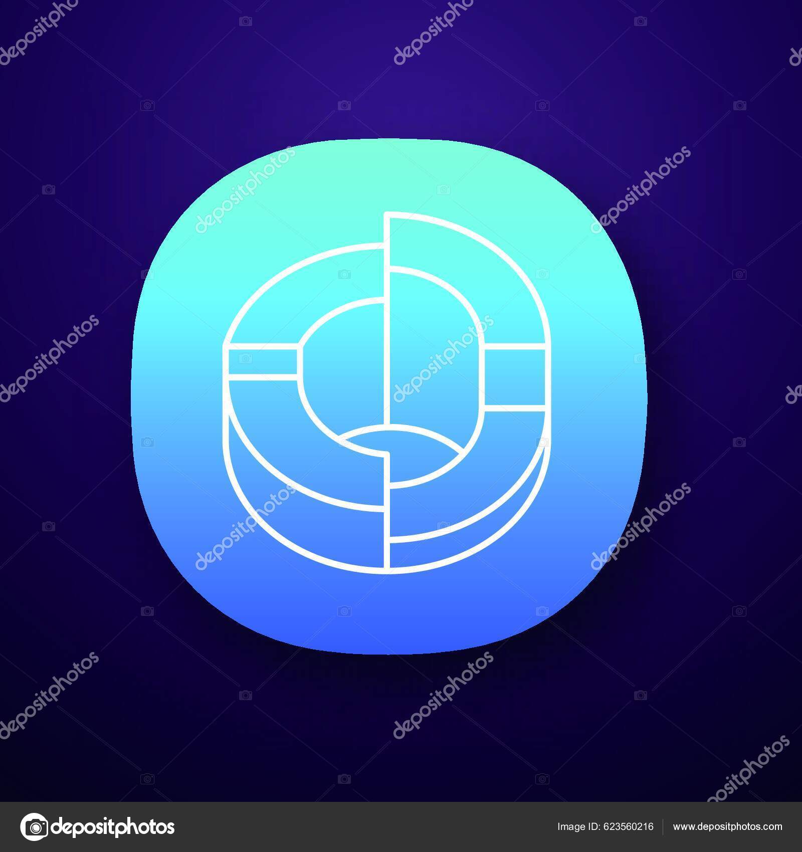 Download - Three-dimensional diagram app icon. 3-space ring ... Download - Three-dimensional diagram app icon. 3-space ring ...