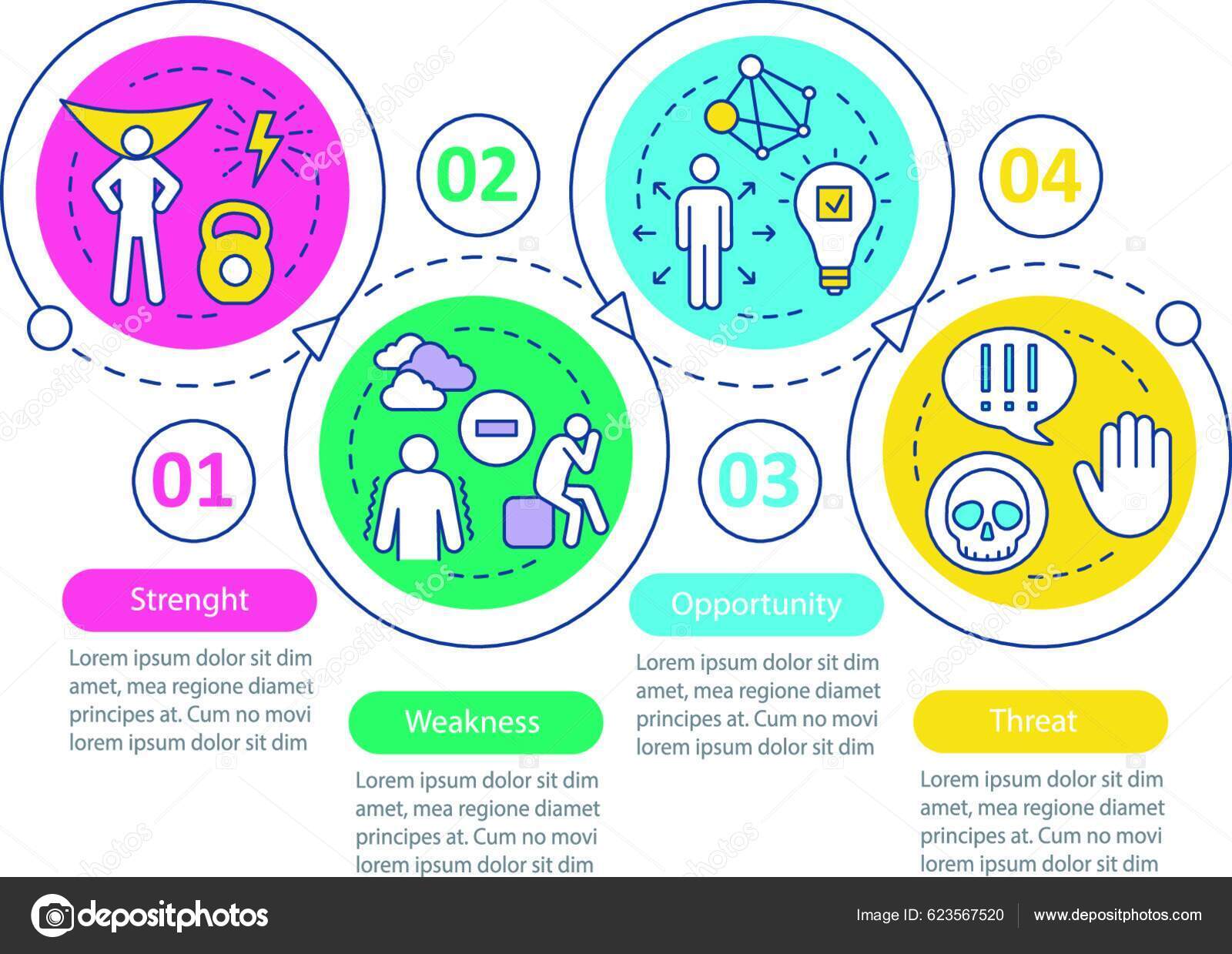 Swot Analysis Infographic Template Business Presentation Design ...
