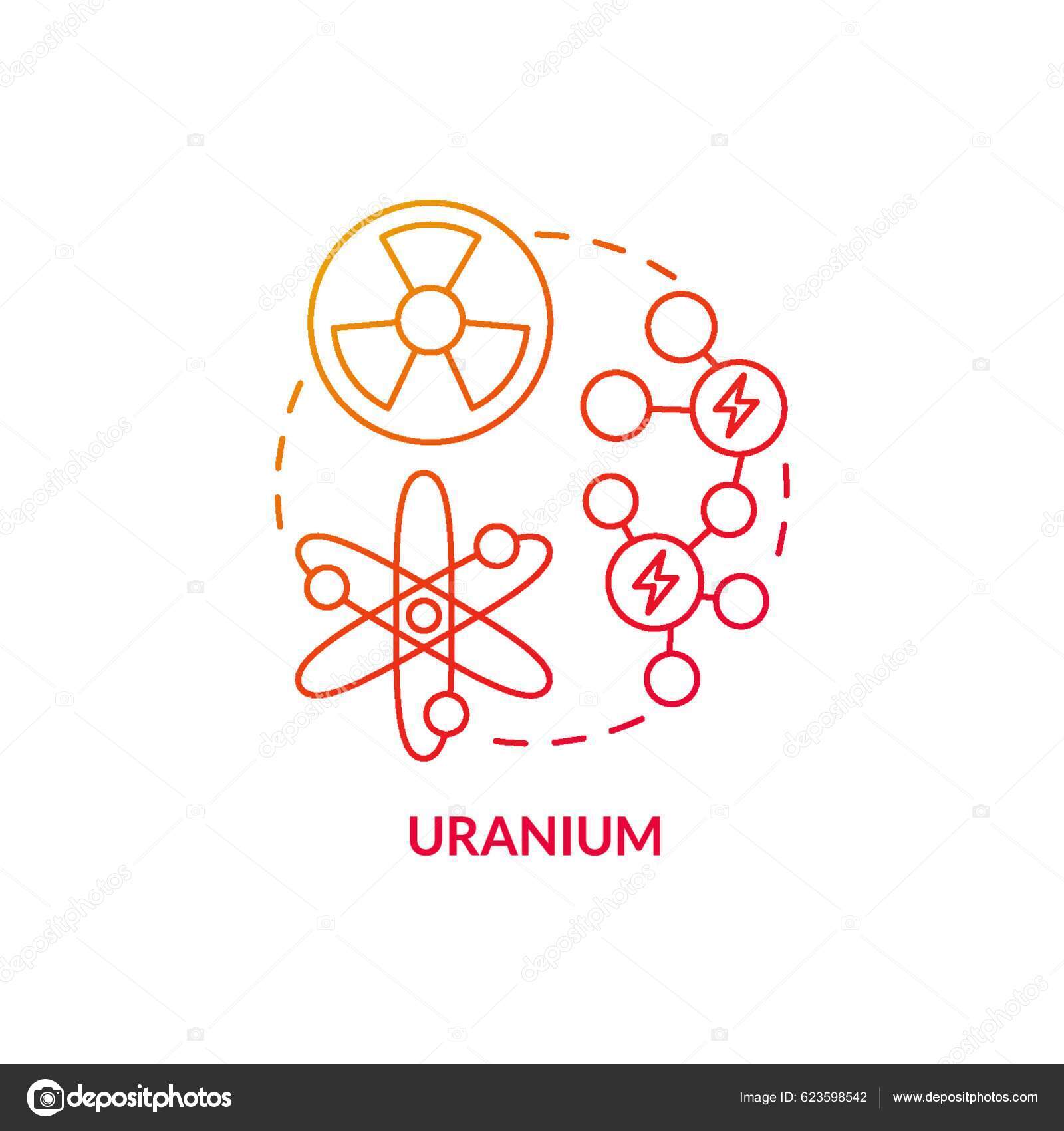 Uranium Red Gradient Concept Icon Stock Vector by ©YAY_Images 623598542