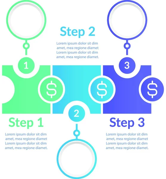 Financial Education Infographic Chart Design Template Stock Vector by ...