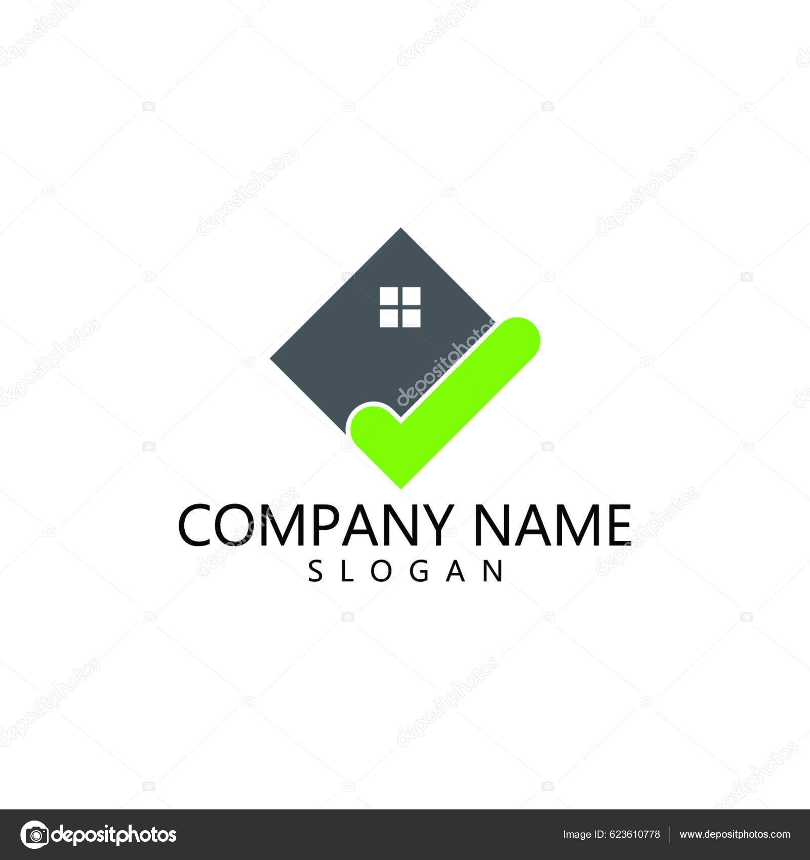Check Mark Letter Logo Stock Vector by ©YAY_Images 623610778