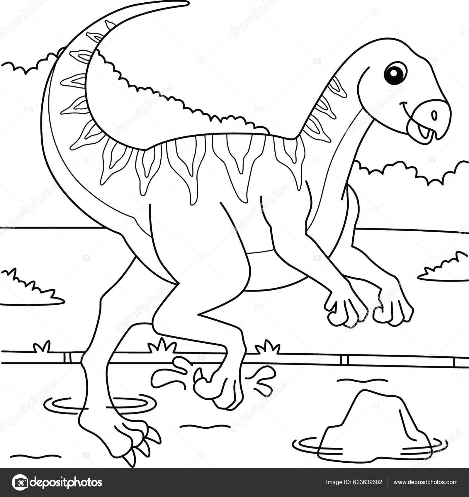 Qantassaurus Coloring Page Kids Stock Vector by ©YAY_Images 623639602