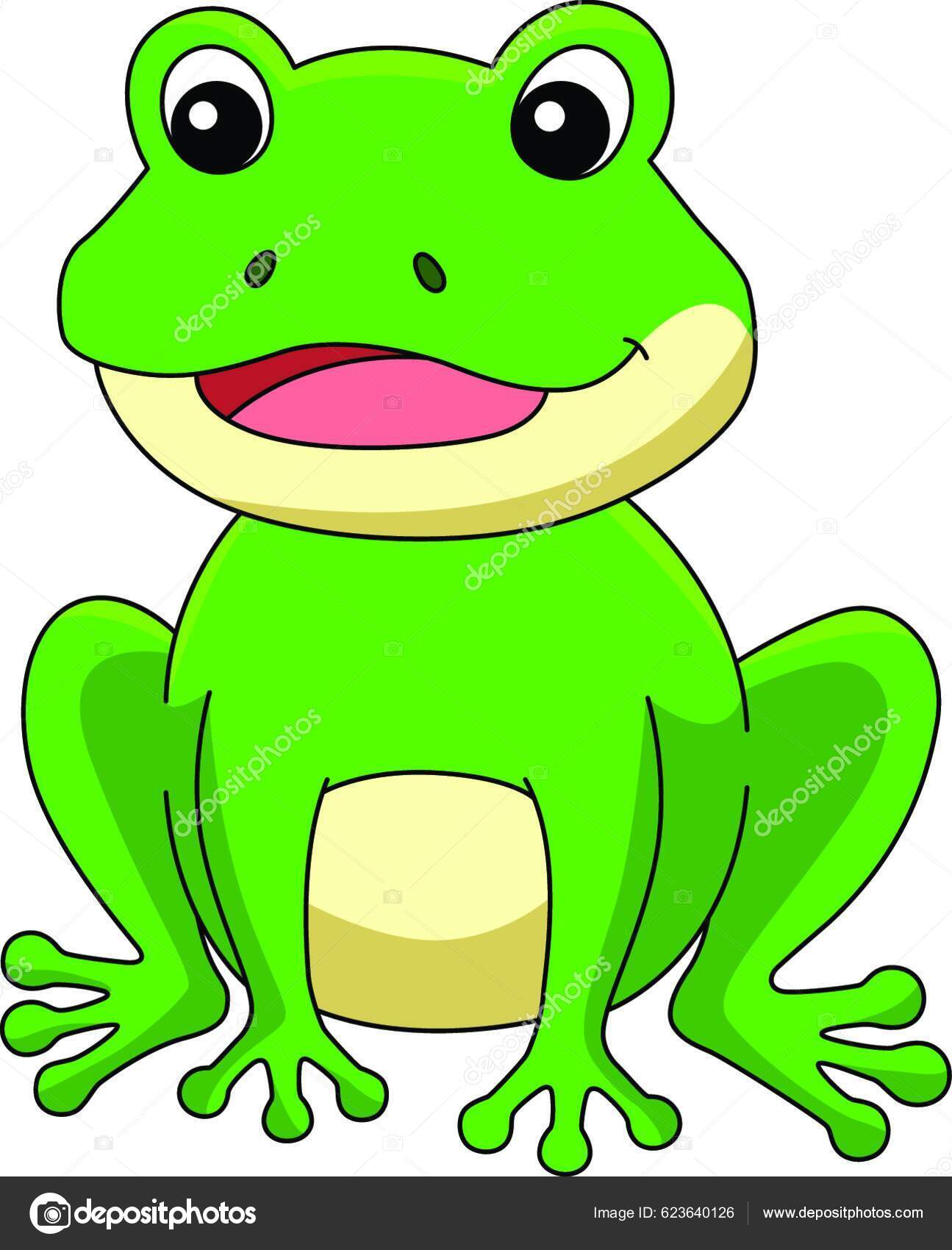 Ilustracja Kolorowy Kliparty Żaba Grafika wektorowa od ©YAY_Images ...