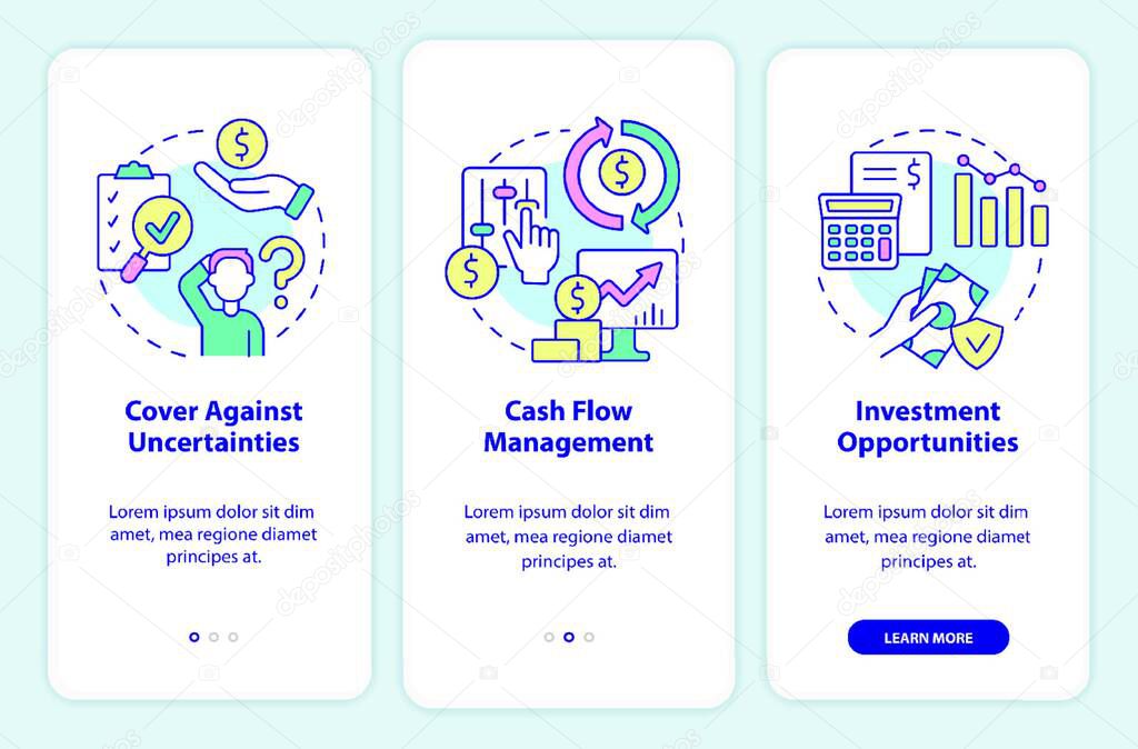 Beneficios de la pantalla de la aplicaci n m vil de incorporaci n al servicio de seguros 2024