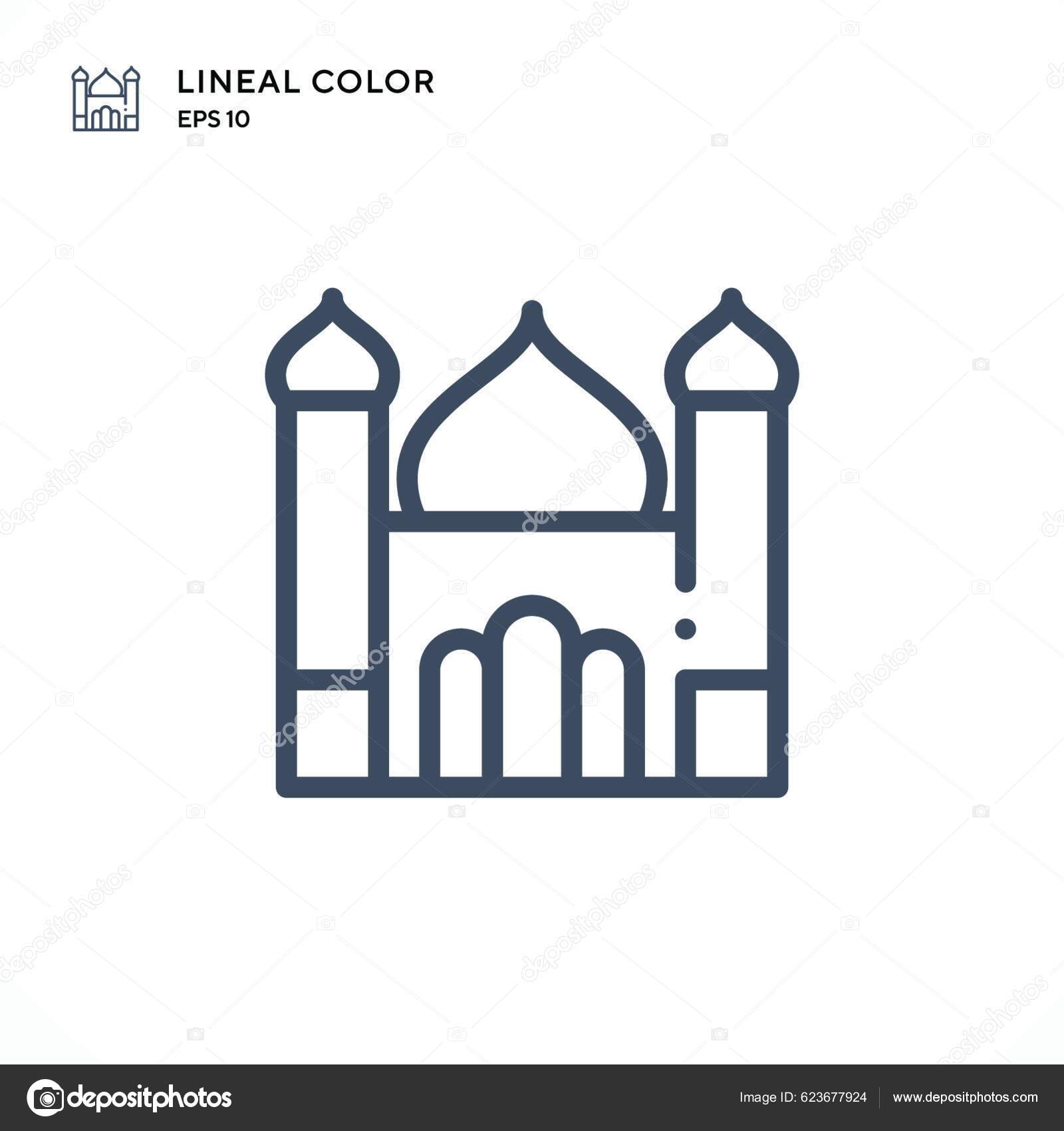 Mosque Special Icon Modern Vector Illustration Concepts Easy Edit ...